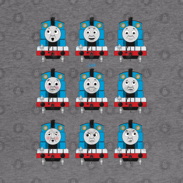 The Many Faces Of Thomas - Thomas And Friends - Hoodie | TeePublic