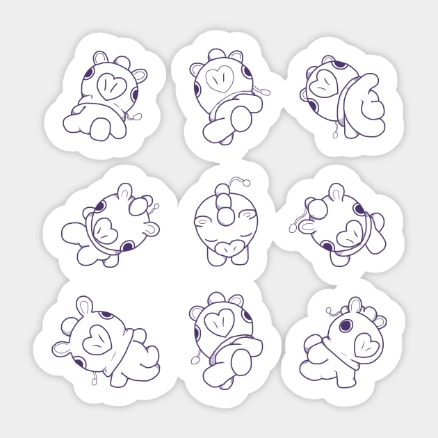 mang (white version) - Bangtan - Sticker | TeePublic