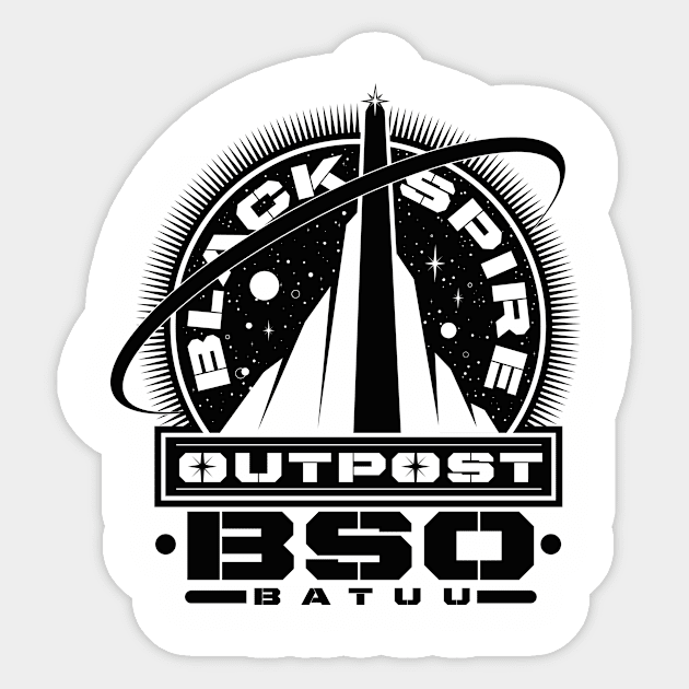 Black Spire Outpost - Star Wars - Sticker | TeePublic