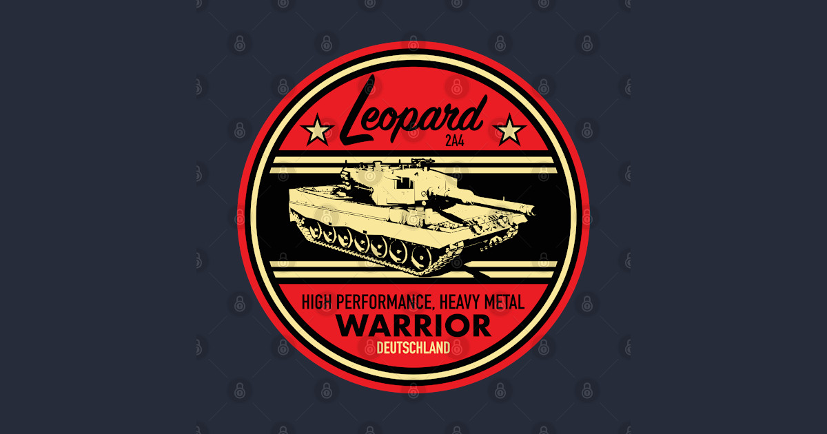 Leopard 2A4 Tank (Small Logo) - West German Tank - T-Shirt | TeePublic