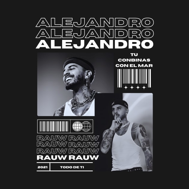 Rauw alejandro - Singer - T-Shirt | TeePublic