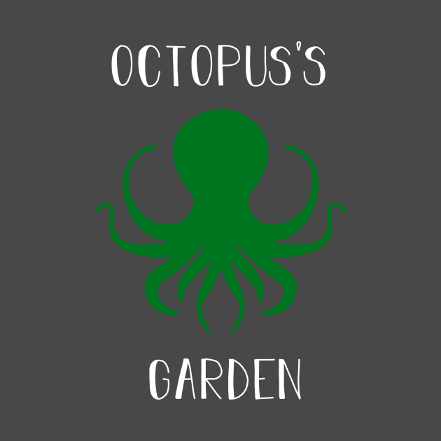Octopuss Garden, white green - Beatles - T-Shirt | TeePublic