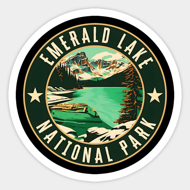 Emerald Lake National Park - Emerald Lake National Park - Sticker ...