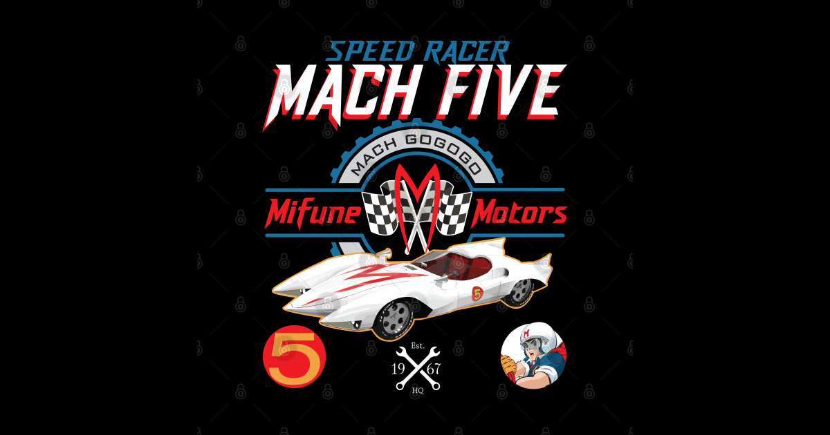 Speed Racer Mach 5 Mifune Motors - Speed Racer Speed Racer Cartoon Tv ...