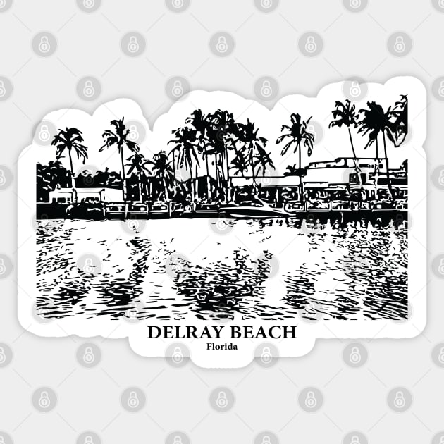 Delray Beach - Florida - Delray Beach - Sticker | TeePublic