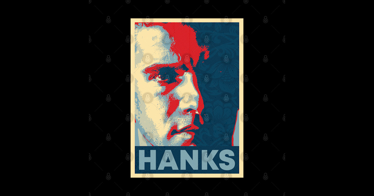 Stencil Art Hanks - Vintage - Sticker | TeePublic