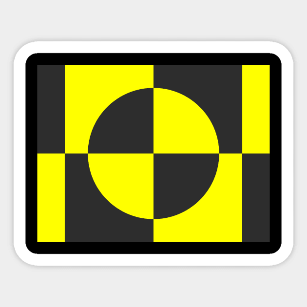 Crash test symbol - Geeks - Sticker | TeePublic