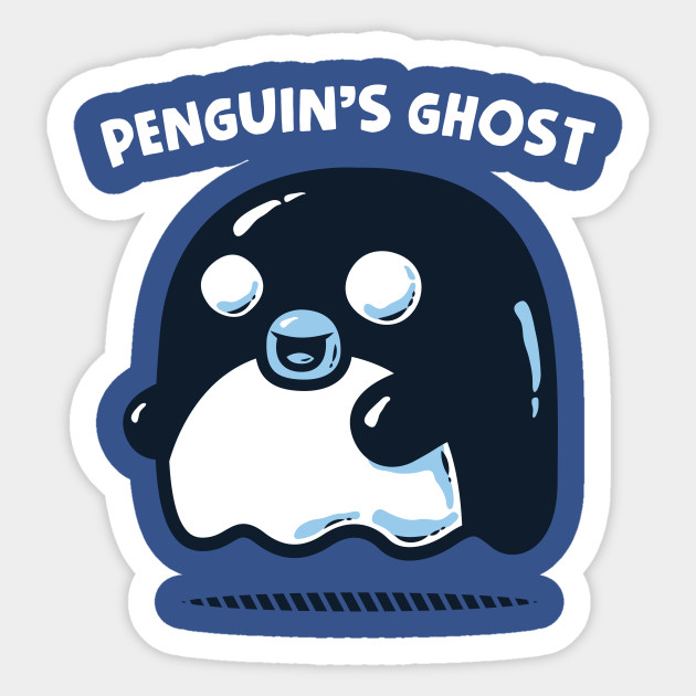 Penguin's Ghost - Penguin - Sticker | TeePublic