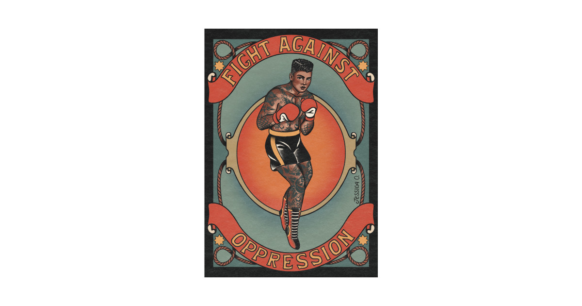 Fight Against Oppression 3 - Oppression - T-Shirt | TeePublic