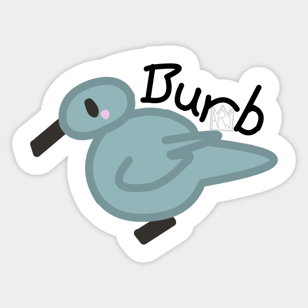 Burb - Birds - Sticker | TeePublic
