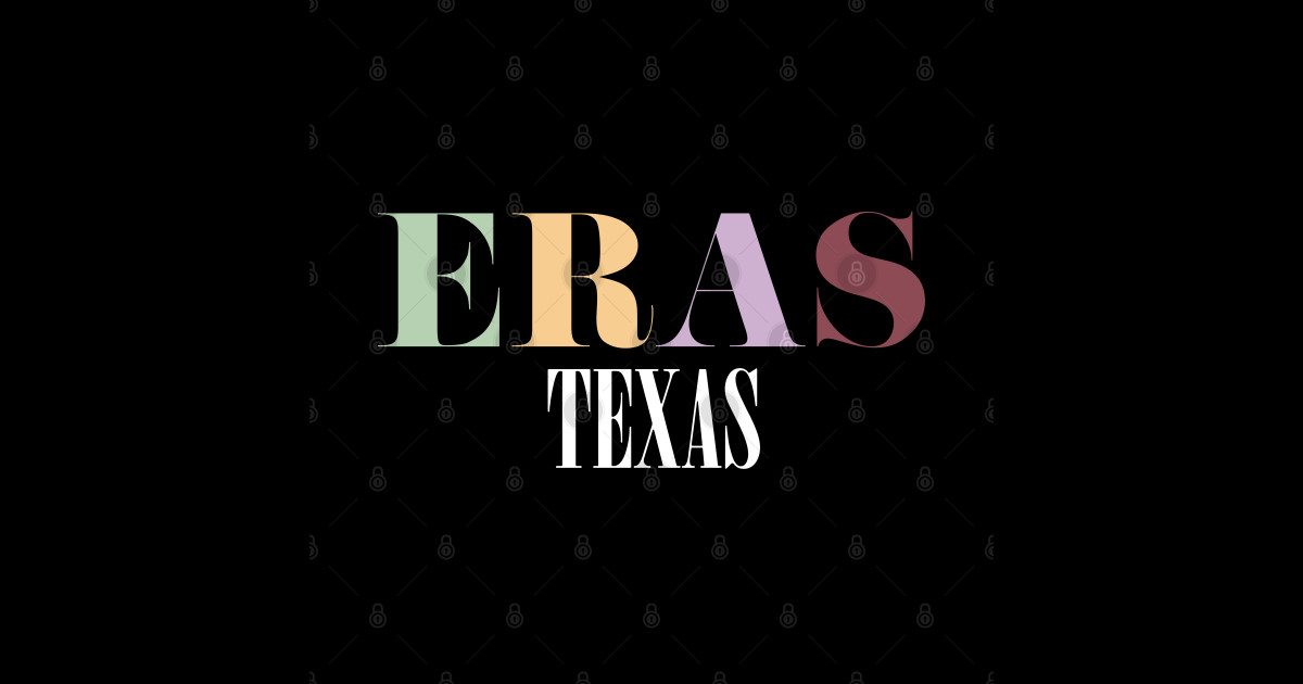 Eras Tour Texas - Eras Tour - Sticker | TeePublic