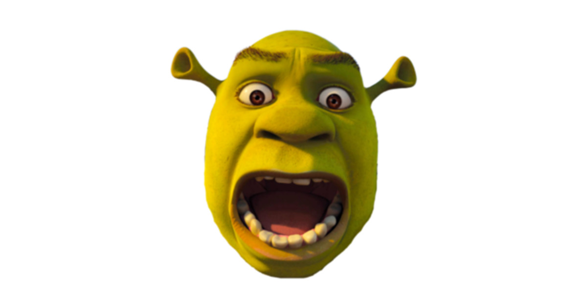 Shrek Screaming - Shrek - T-Shirt | TeePublic