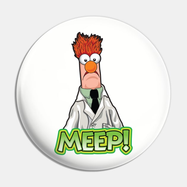 Beaker - Beaker - Pin | TeePublic