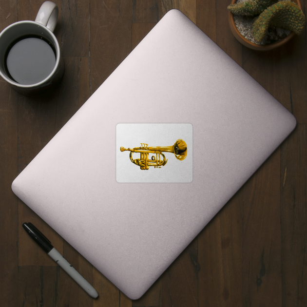 Trumpet - Trumpet - Sticker | TeePublic
