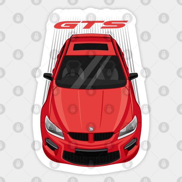 HSV GEN F GTS - Red - Hsv Gen F Gts - Sticker | TeePublic