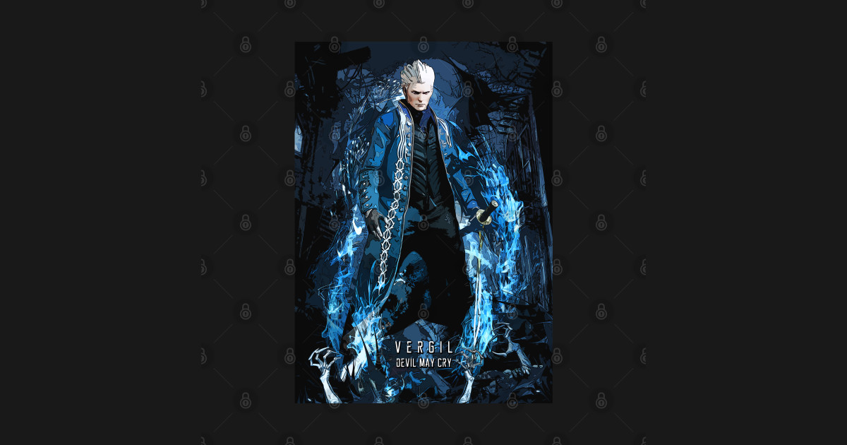 Devil May Cry 3 Vergil - Vergil - T-Shirt | TeePublic