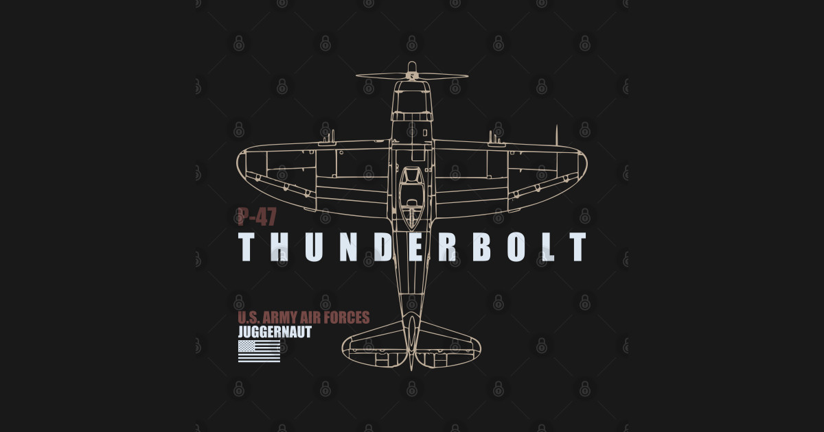 P-47 Thunderbolt - Ww2 P47 Thunderbolt Patch - Pillow | TeePublic