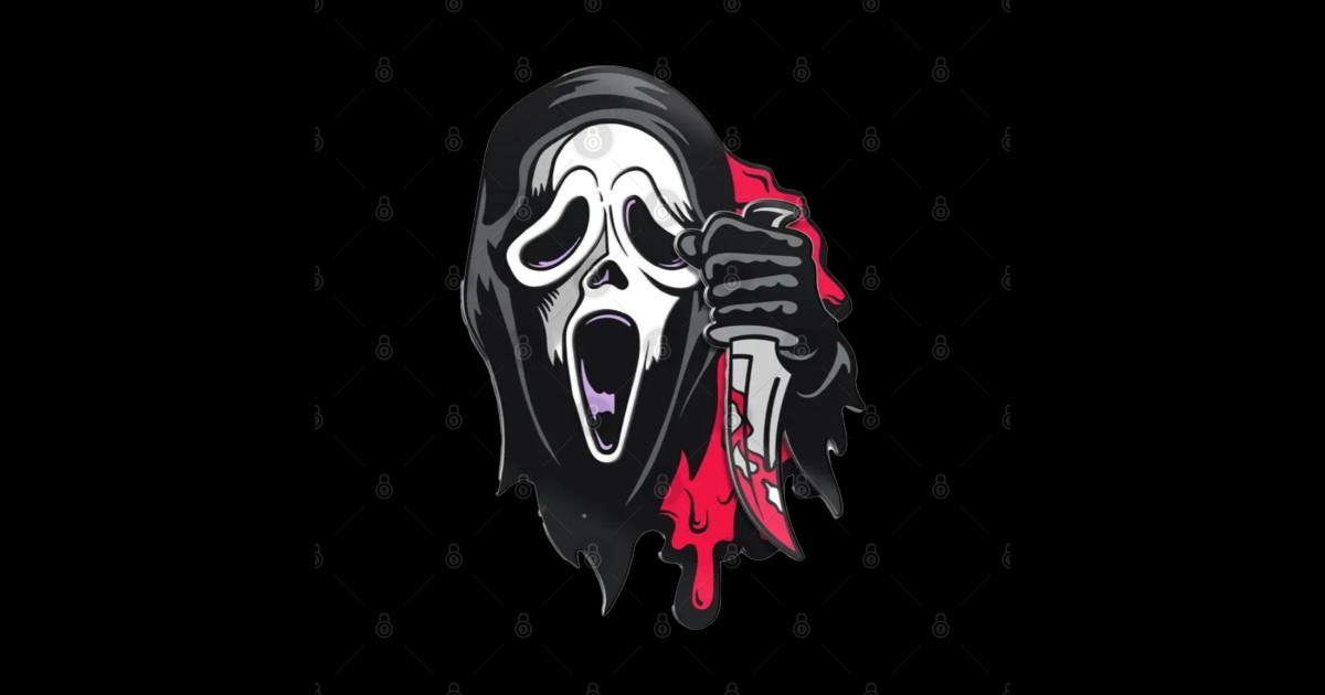 ghost face - Ghost - Sticker | TeePublic