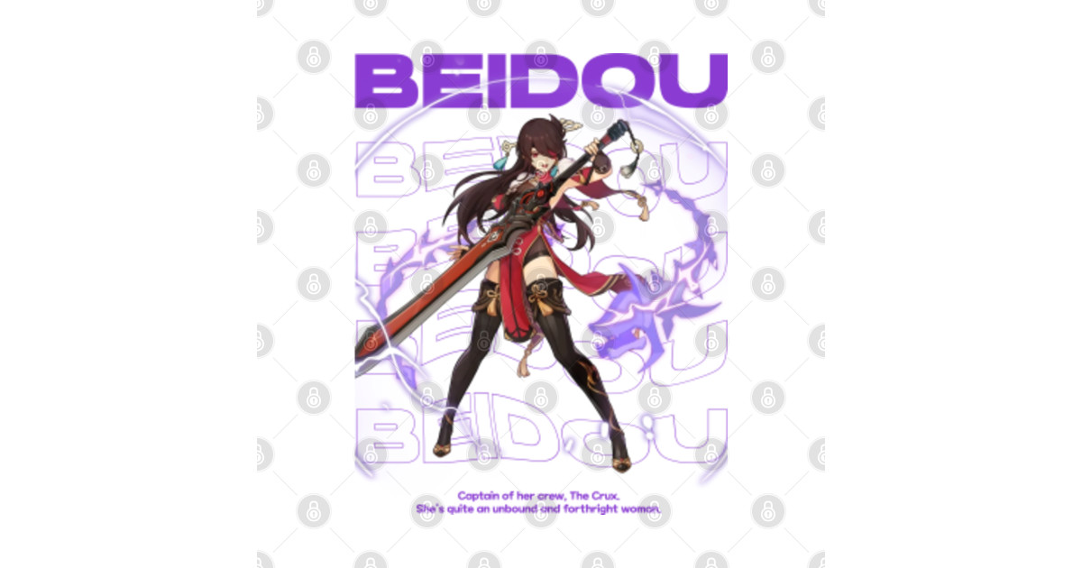 Beidou Genshin Impact - Genshin Impact - T-Shirt | TeePublic