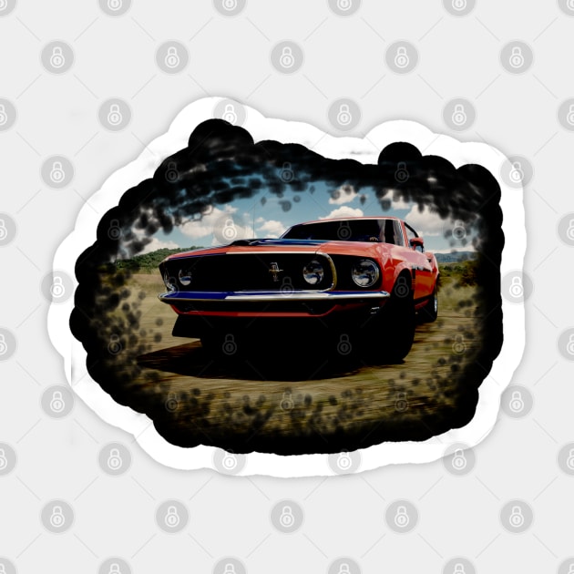 Mustang Boss 302 - Mustang Boss 302 - Sticker | TeePublic