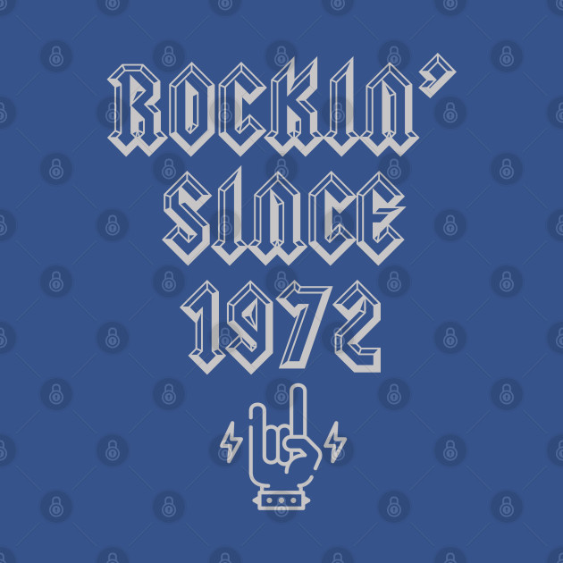 Classic Rock 50th Birthday Rockin Since 1972 50 Year Old - Rocking ...