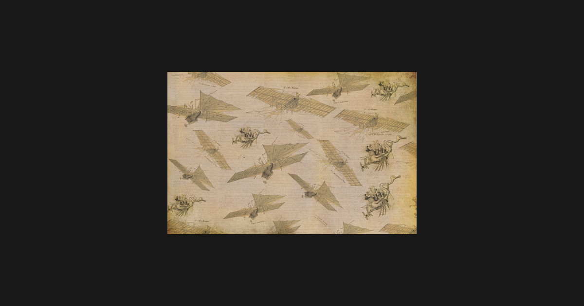 Vintage airplane flying machine design. - Vintage - T-Shirt | TeePublic