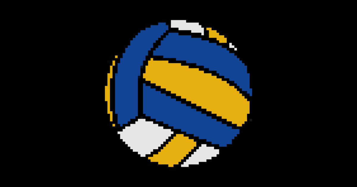 Volleyball Pixel Art - Volleyball - Posters and Art Prints | TeePublic
