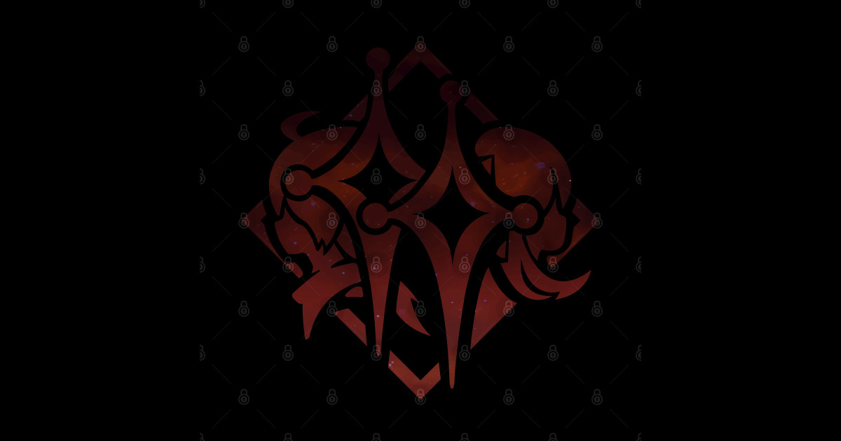 Genshin Impact Traveler Emblem - Pyro - Genshin Impact - T-Shirt ...