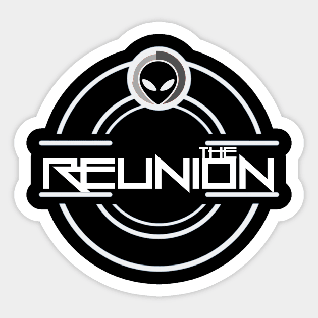 Alien Logo The Reunion - The Reunion Alien Logo - Sticker | TeePublic