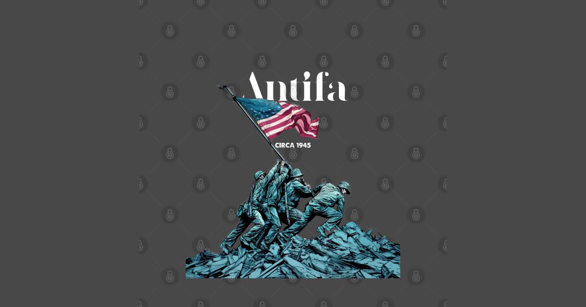 Antifa: Anti Fascist Action circa 1945 - Anti Fascist - T-Shirt | TeePublic