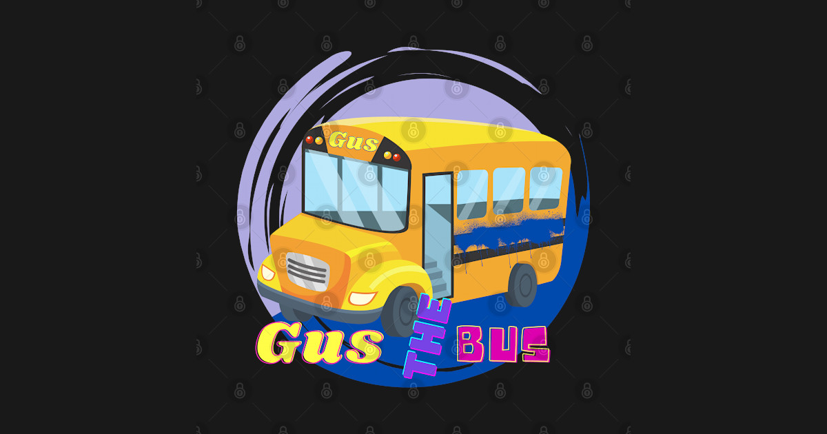 Gus the Safety Bus vintage & Summer - Gus The Bus - T-Shirt | TeePublic