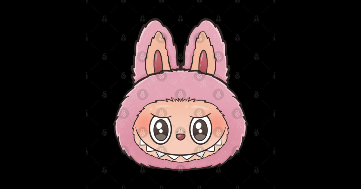 Lychee Strawberry Labubu - Labubu - Sticker | TeePublic