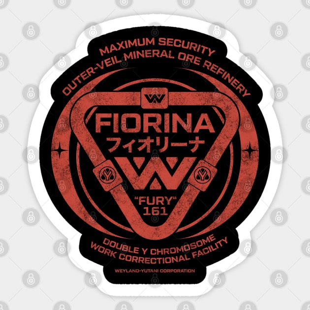 Fury 161 Correctional Facility - Sci Fi Horror - Sticker | TeePublic