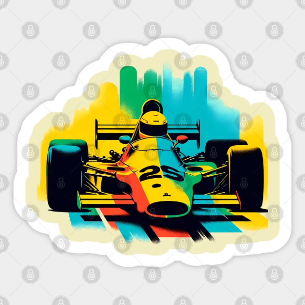 Formula 1 Car - Formula 1 Car - Sticker | TeePublic