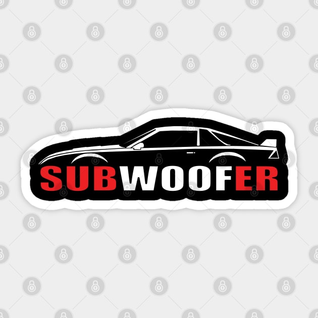 3rd gen subwoofer - Car - Sticker | TeePublic