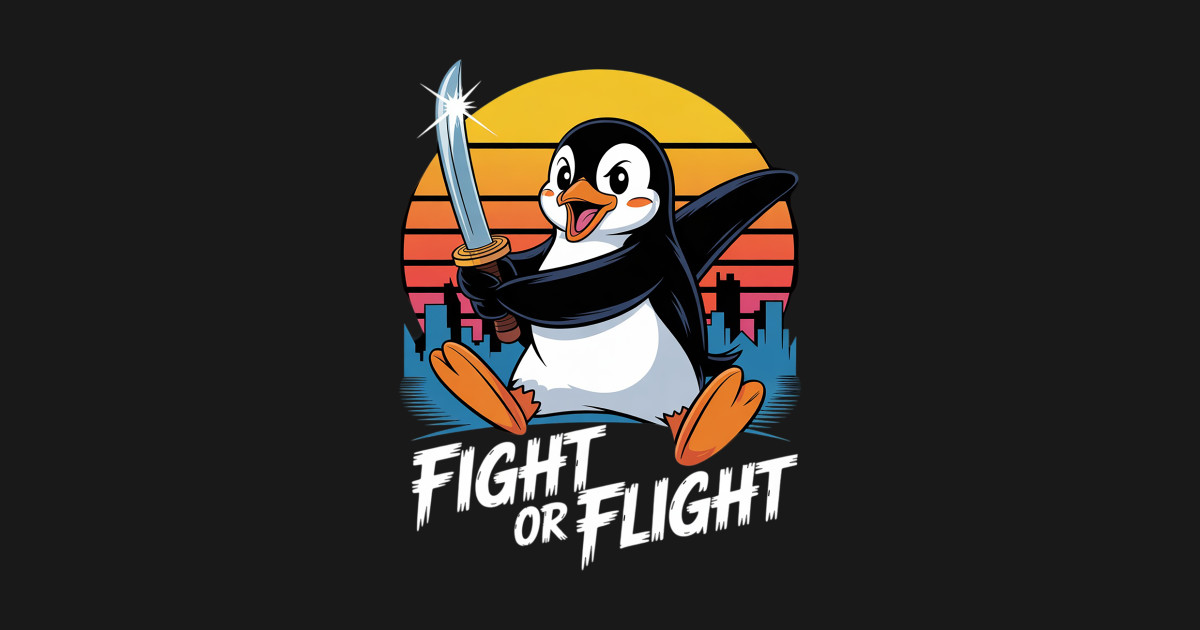 Fight or Flight Penguin Pun Fight Or Flight Meme 1 - Fight Or Flight ...
