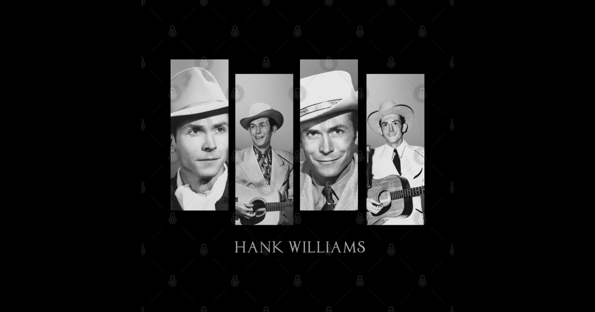 Hank Williams - Hank Williams - Sticker | TeePublic