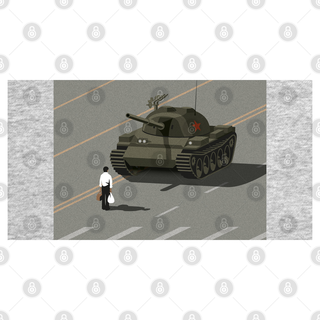 Tankman - Tankman Person - T-Shirt | TeePublic