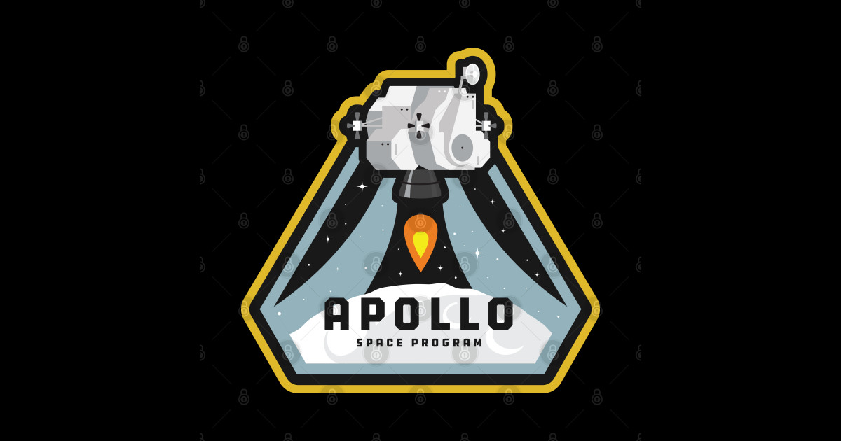 NASA Apollo mission badge patch moon landing - Apollo Moon Landing ...