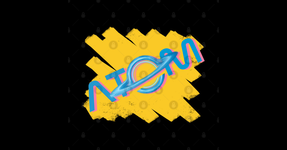 Atomic Graffiti - Space - Sticker | TeePublic