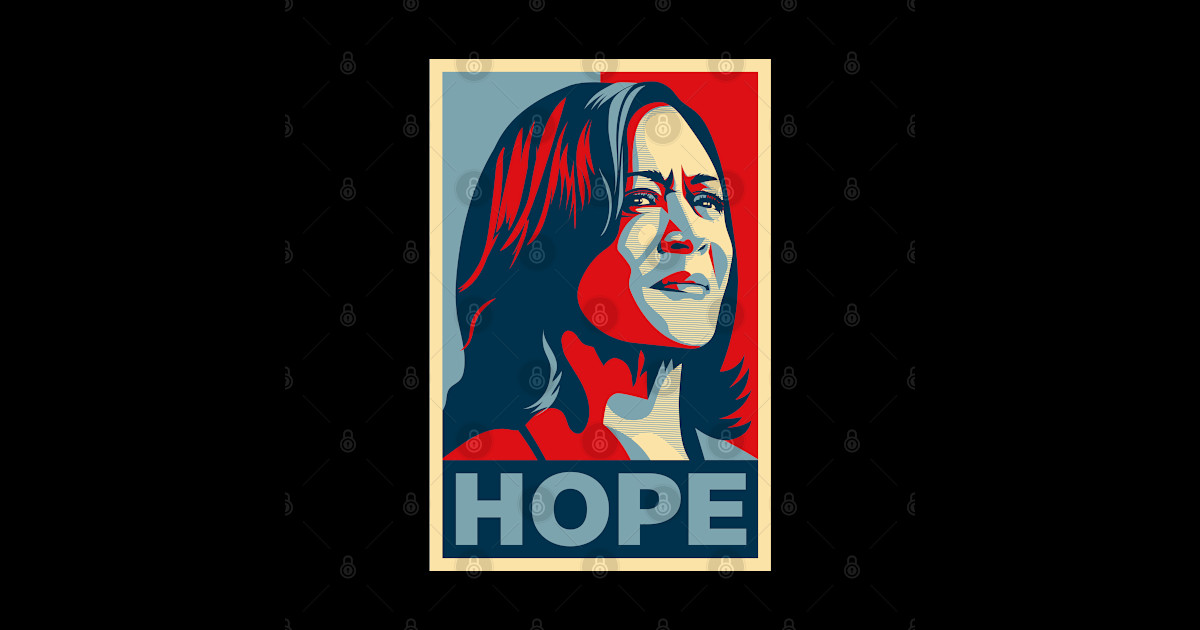 Kamala Harris: Hope - Kamala Harris - Sticker | TeePublic