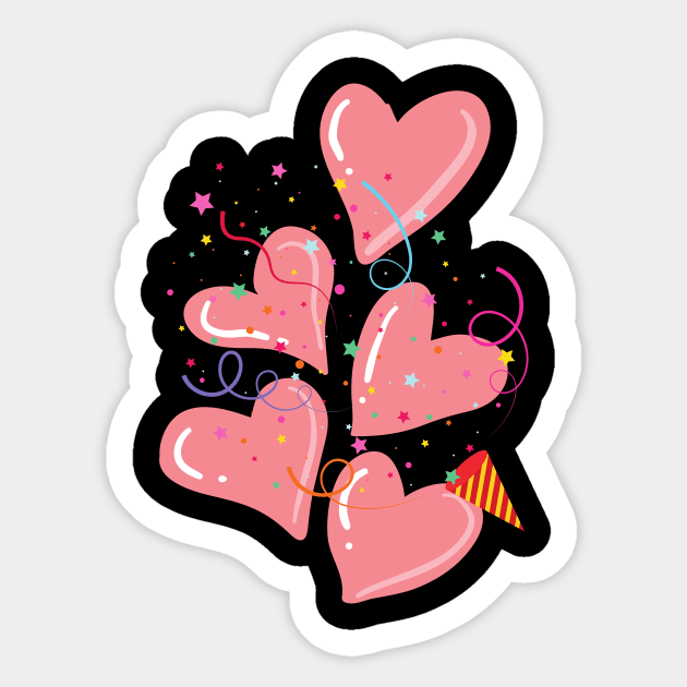 Birthday Heart Gift - Birthday Gift Idea - Sticker | TeePublic