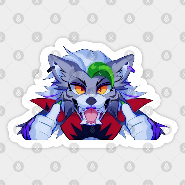 Roxanne Wolf - FNAF Security Breach - Roxanne Wolf - Sticker | TeePublic