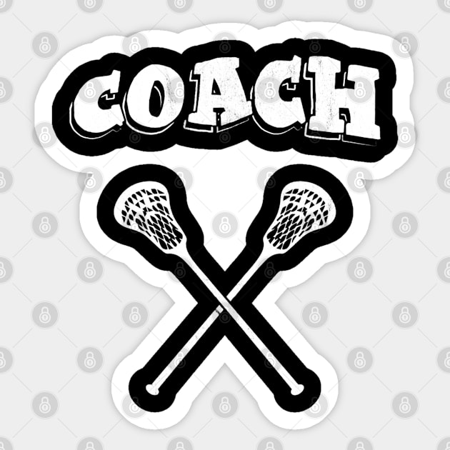 Lacrosse Coach Lacrosse Player LAX Love Stick - Lacrosse - Sticker ...