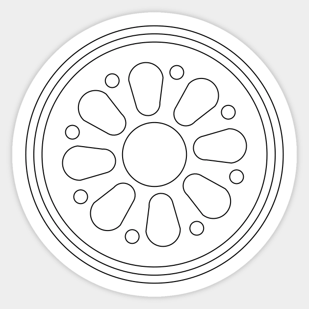 Boxpok Loco Train Wheel Print - Boxpok - Sticker | TeePublic