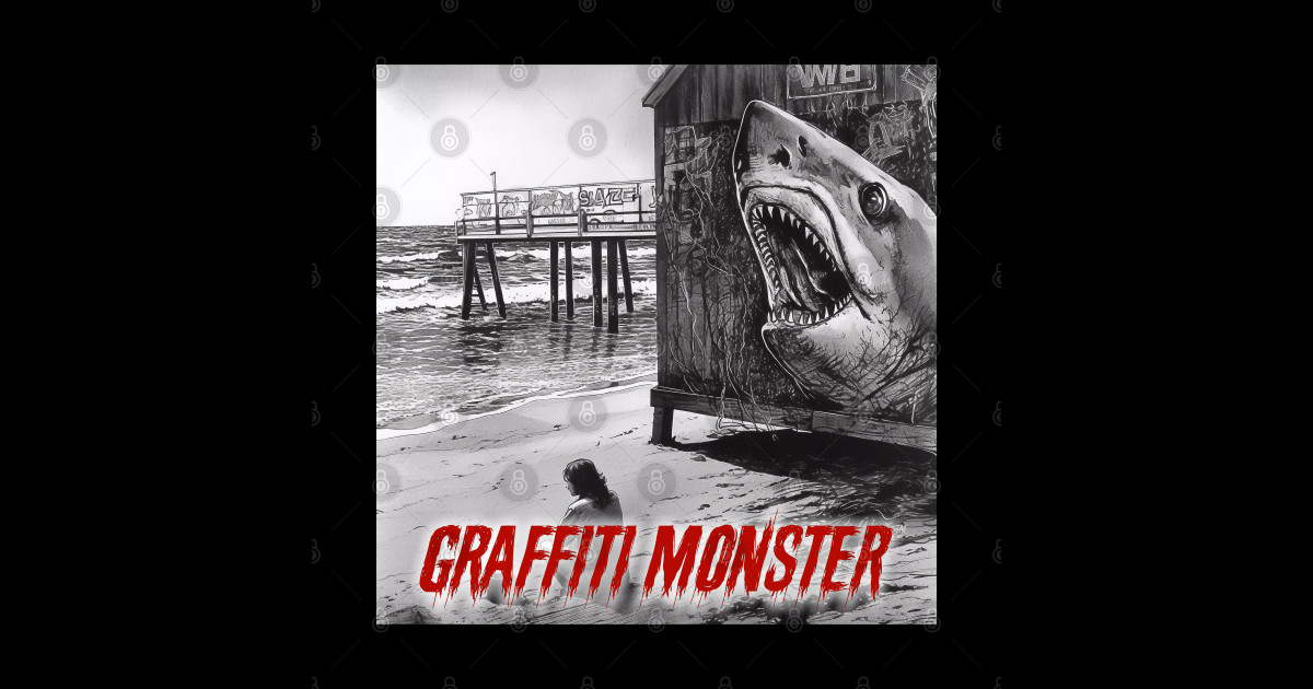 Graffiti Monster - Series #0 - New England Summer Sharks - 3 of 9 ...