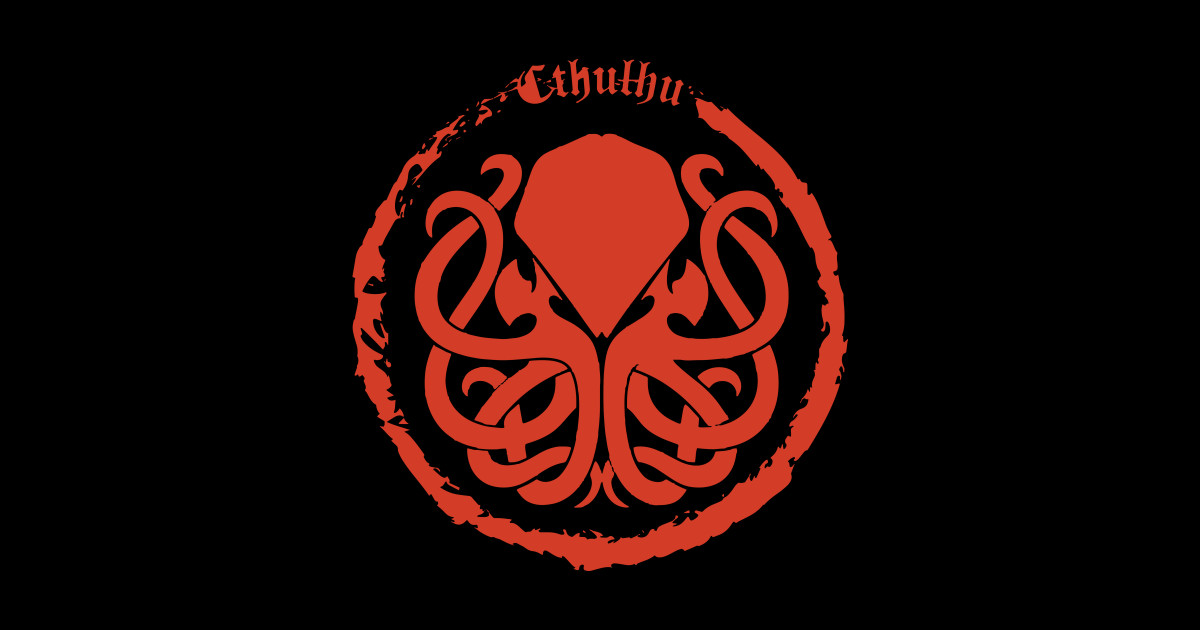 Cthulhu Logo Red - Cthulhu - Posters and Art Prints | TeePublic