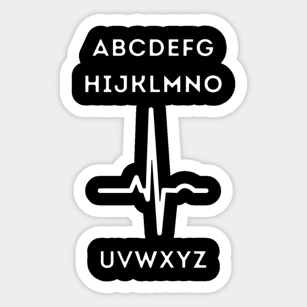 Medical Alphabet - Medical Alphabet - Sticker | TeePublic