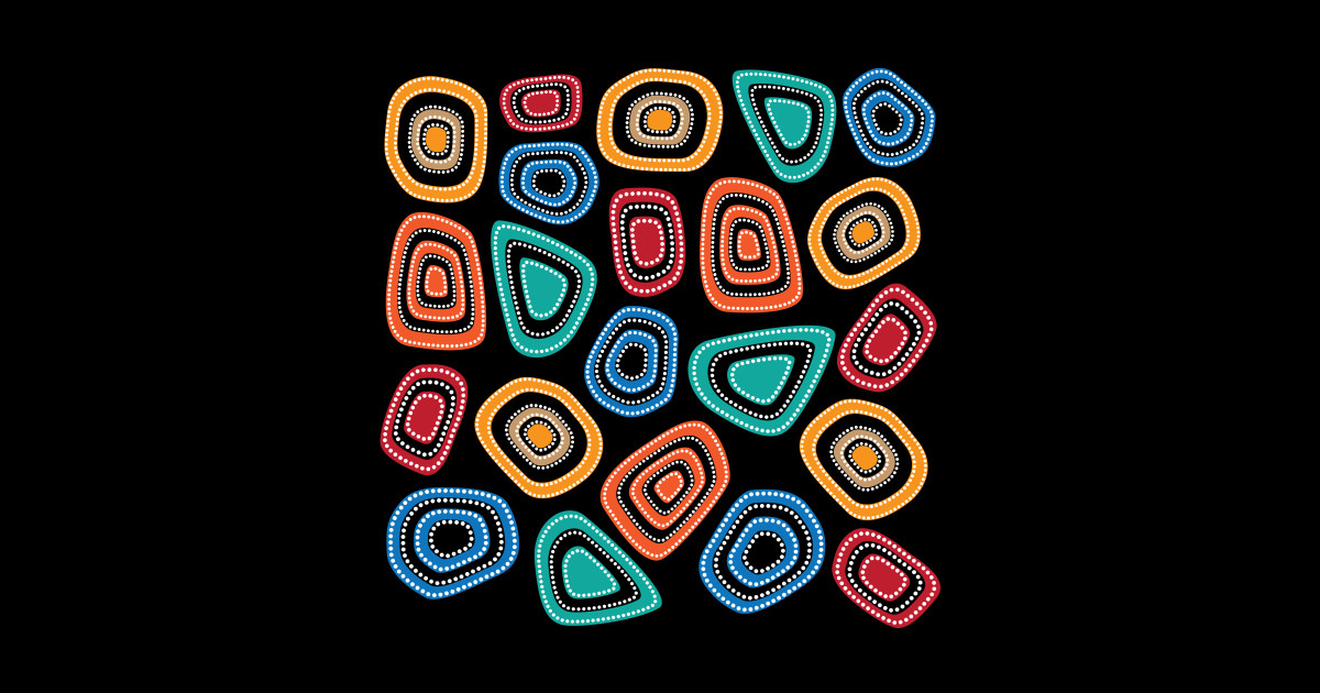 Aboriginal Art Work - Aboriginal - Sticker | TeePublic