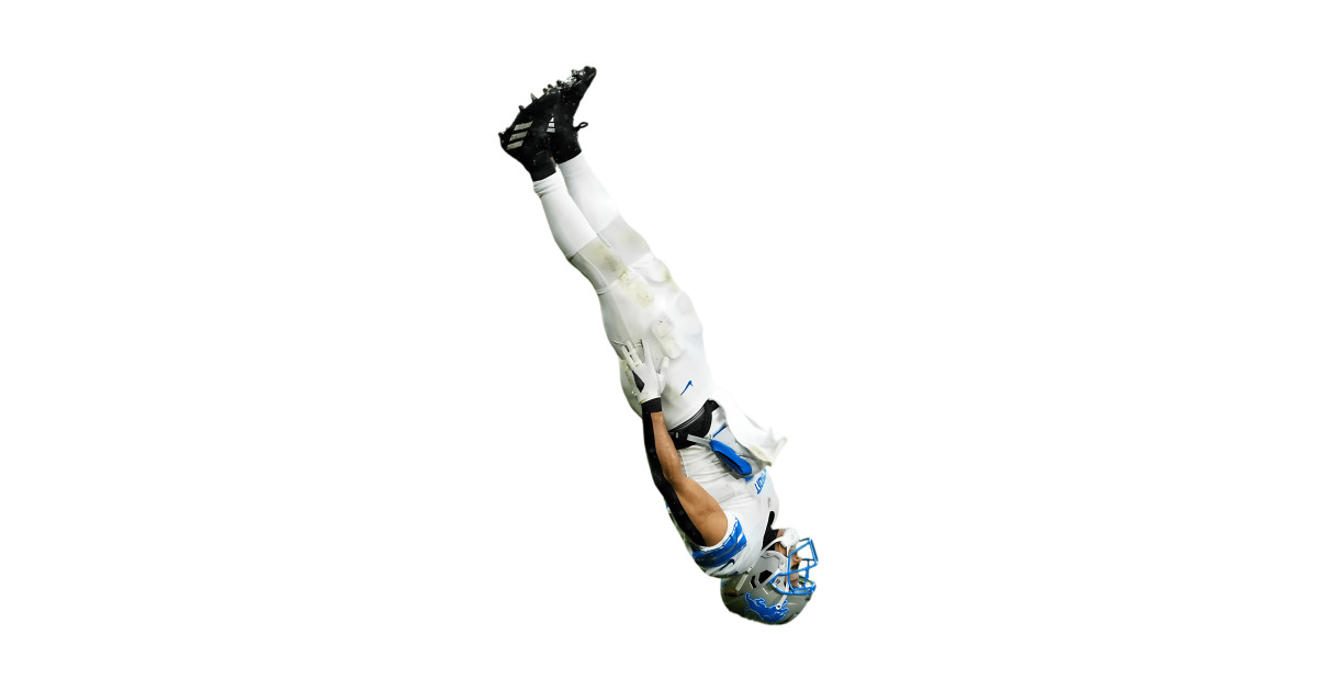 Amon-Ra St. Brown Handstand Celebration – Detroit Lions Football Art ...